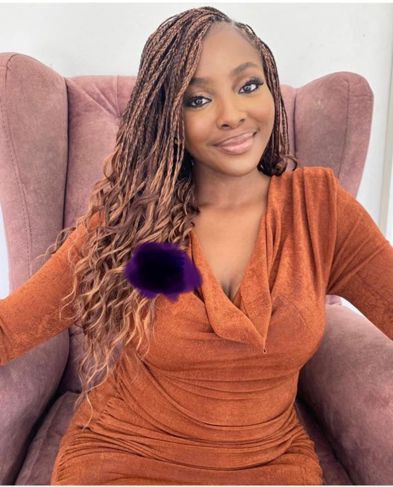 Micro Braids Single Plait Deep Wave Light Weight Box Braid Wig - Etsy
