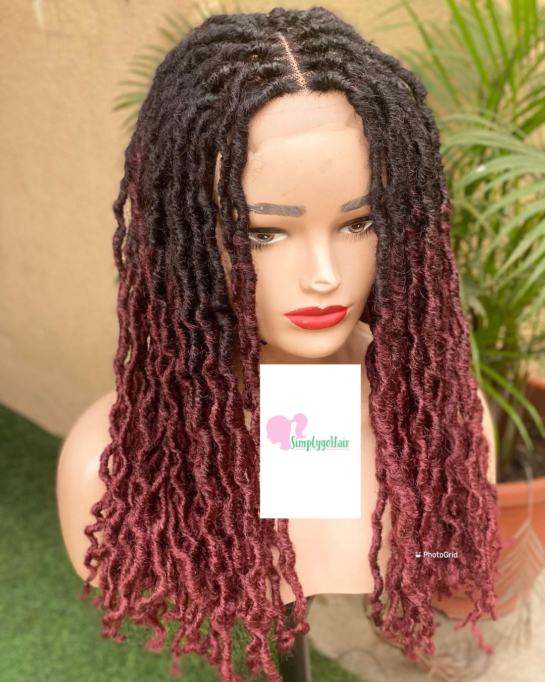 Curly Crochet Loc Wig Meghan - Etsy