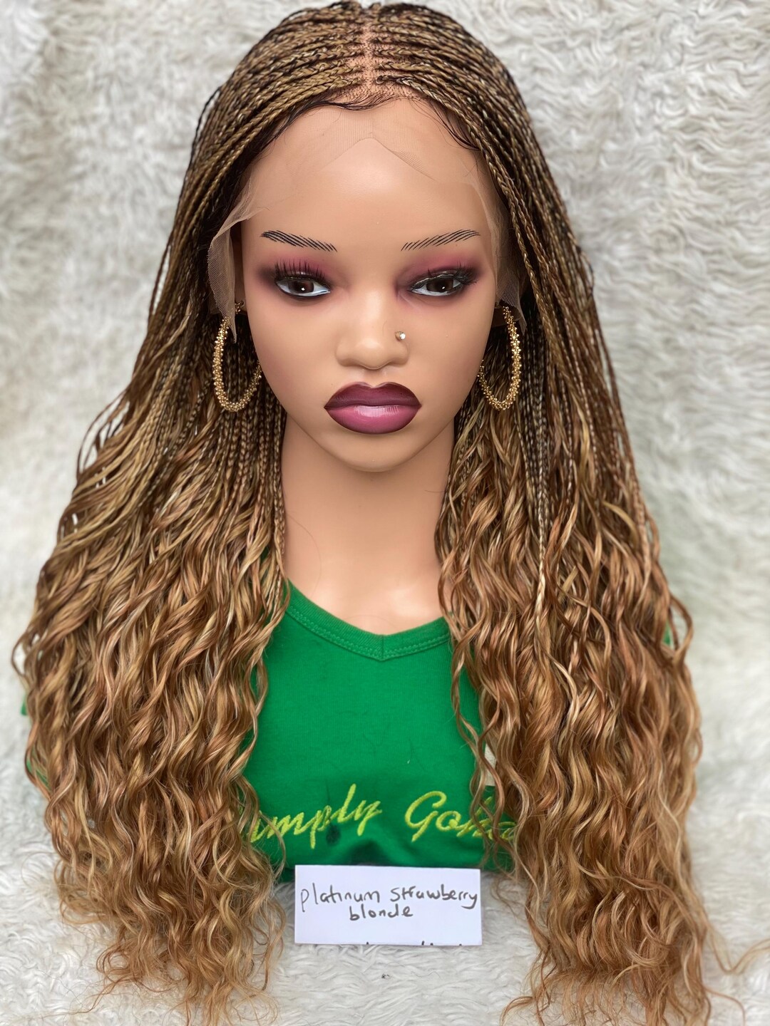 Ready to Ship Micro Braids Single Plait Deep Wave Light Weight Box ...