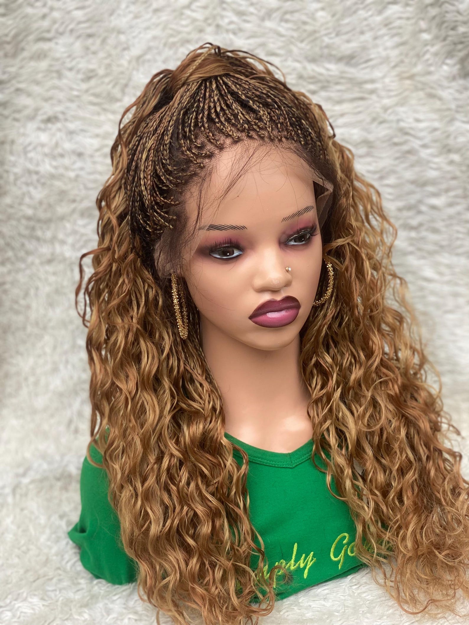 Ready to Ship Micro Braids Single Plait Deep Wave Light Weight Box ...