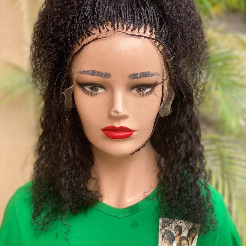 100 Human Hair Braided Wigs Etsy
