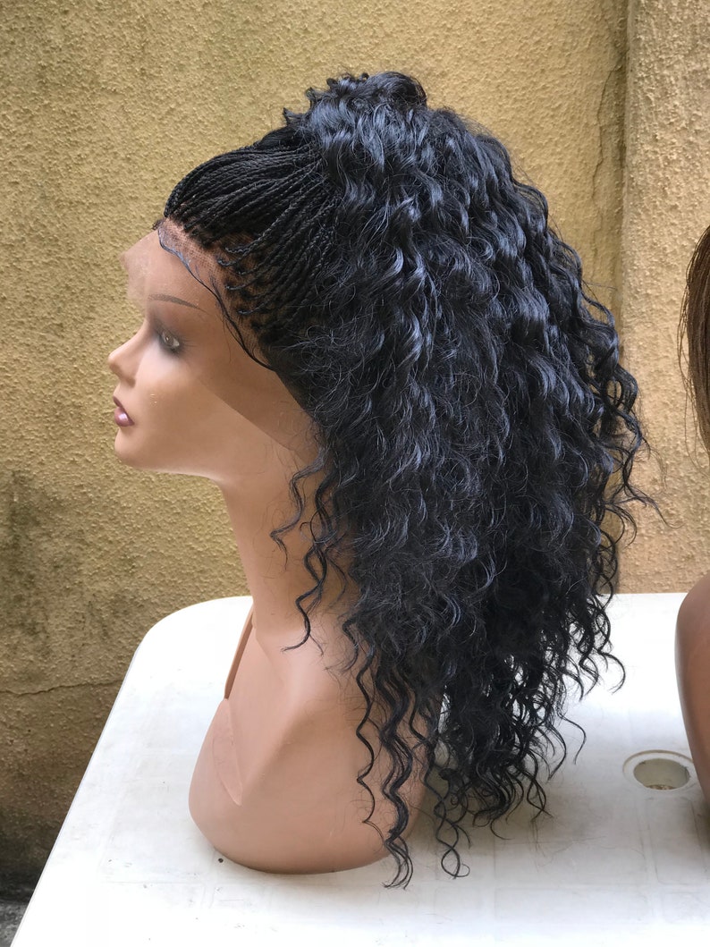 Micro Braids Single Plait Deep Wave Light Weight Box Braid Wig - Etsy