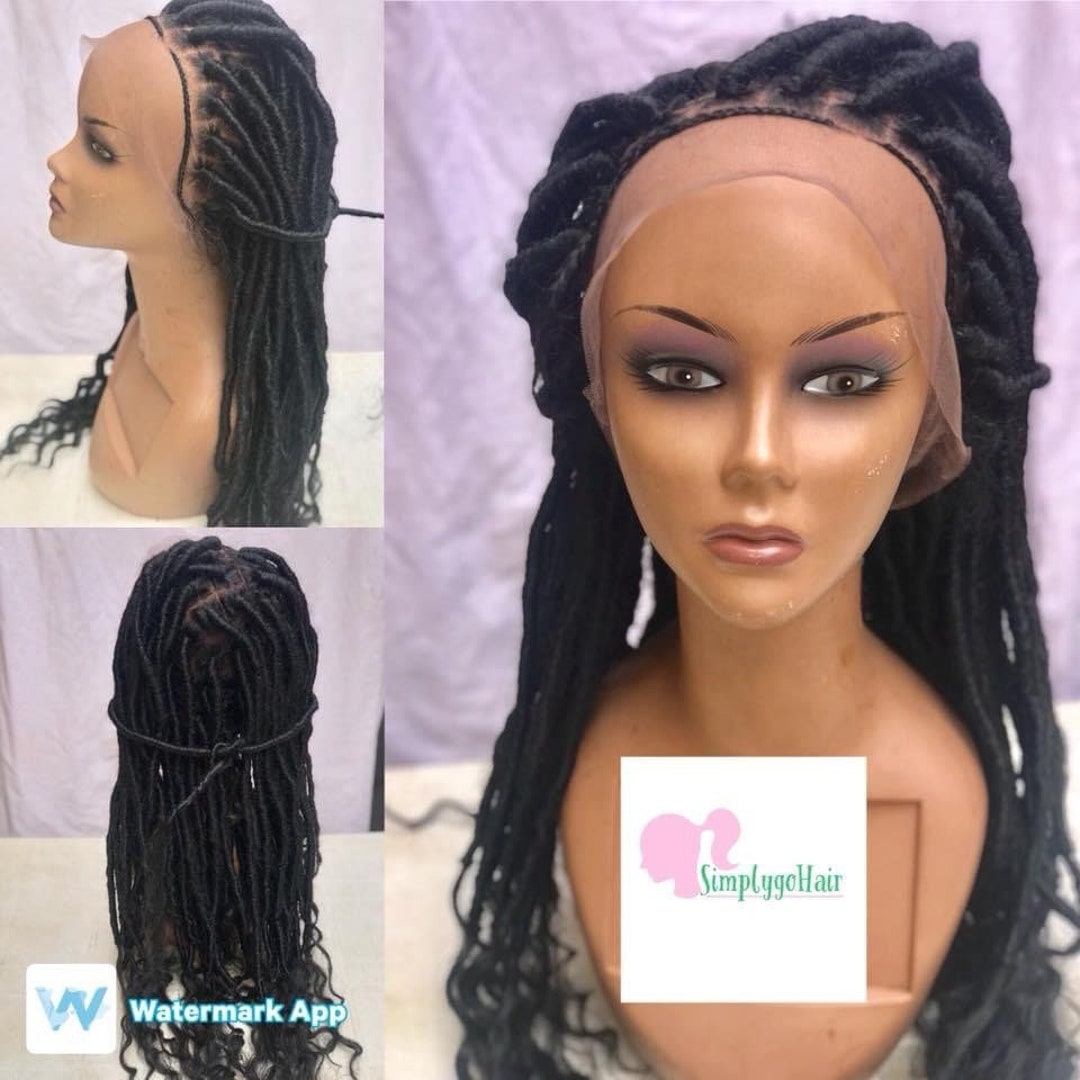 Faux Locs Handmade Wig - Etsy