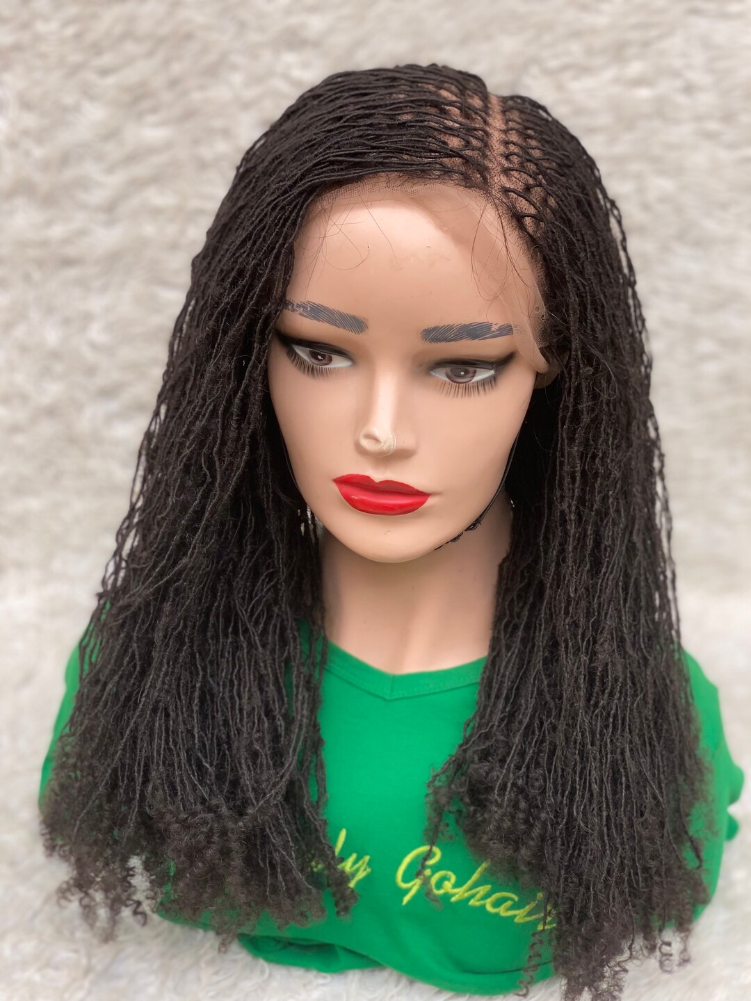 Ready to Ship Synthetic Variant Sister Locs Color 4 Armpit Length, Made ...