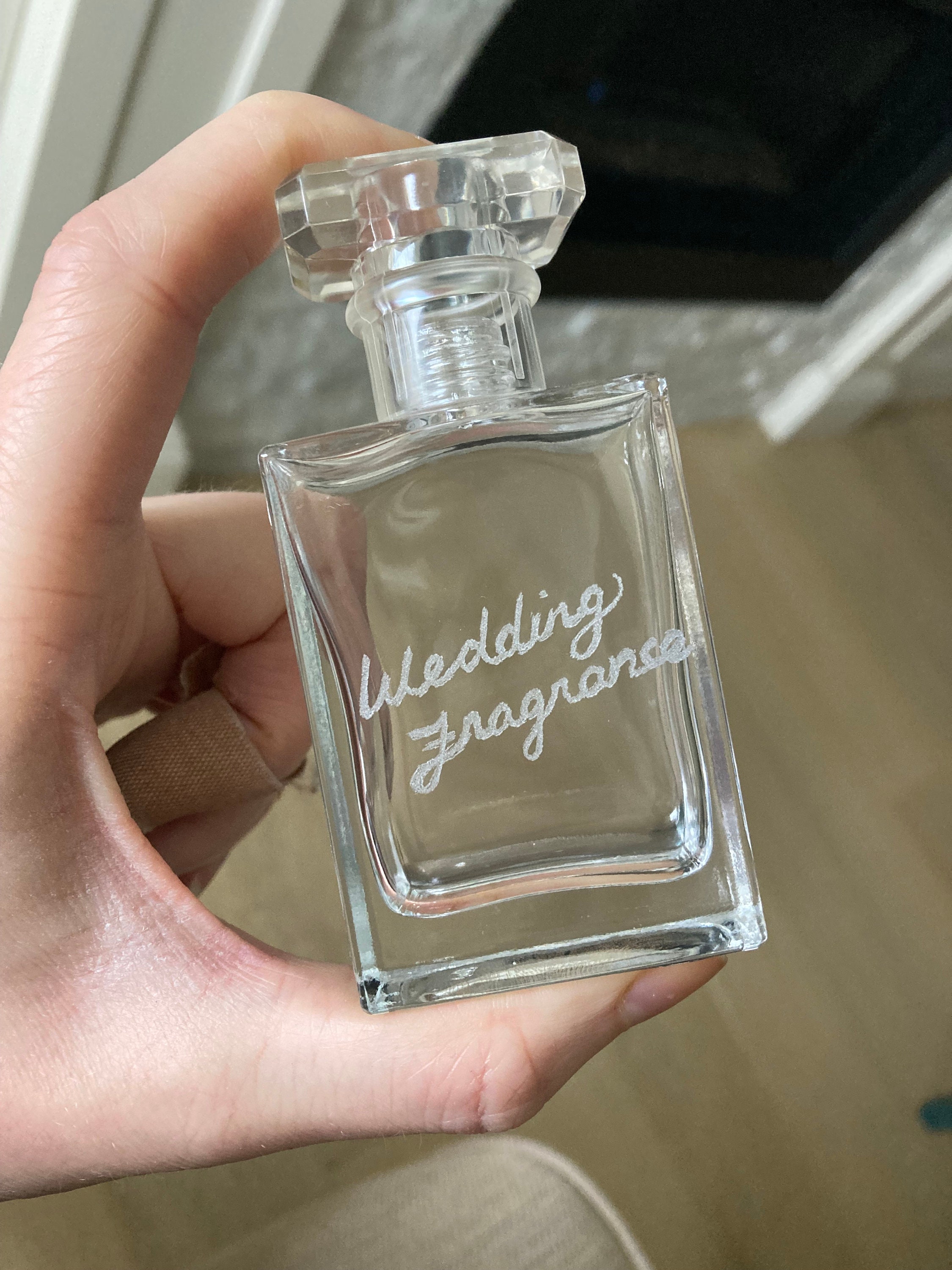 Wedding Hand Engraved Perfume Bottle - Etsy