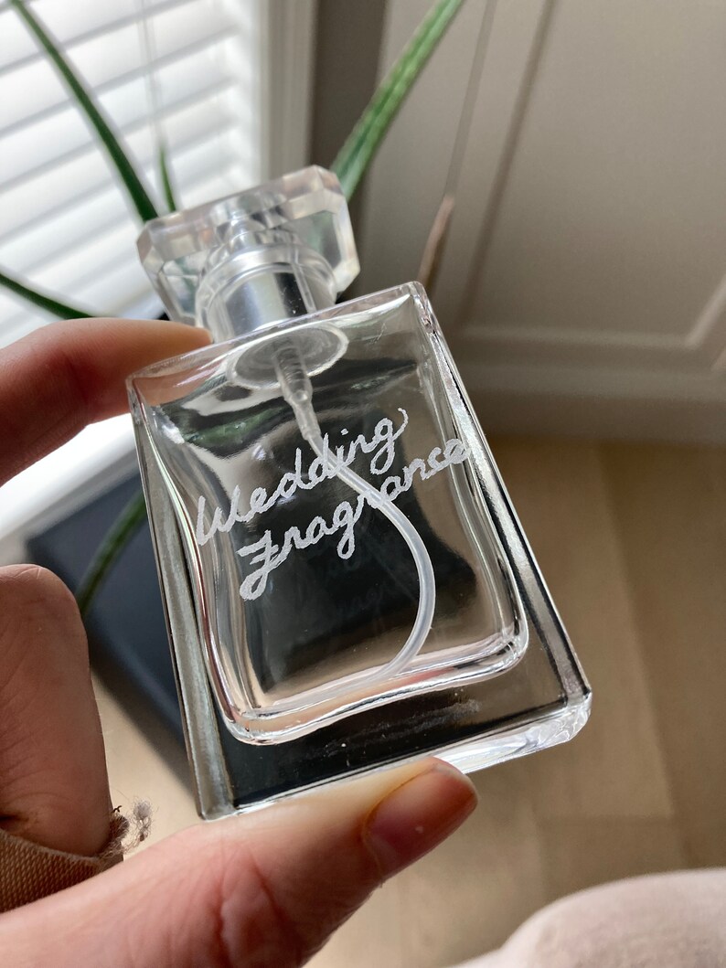 Wedding Hand Engraved Perfume Bottle - Etsy