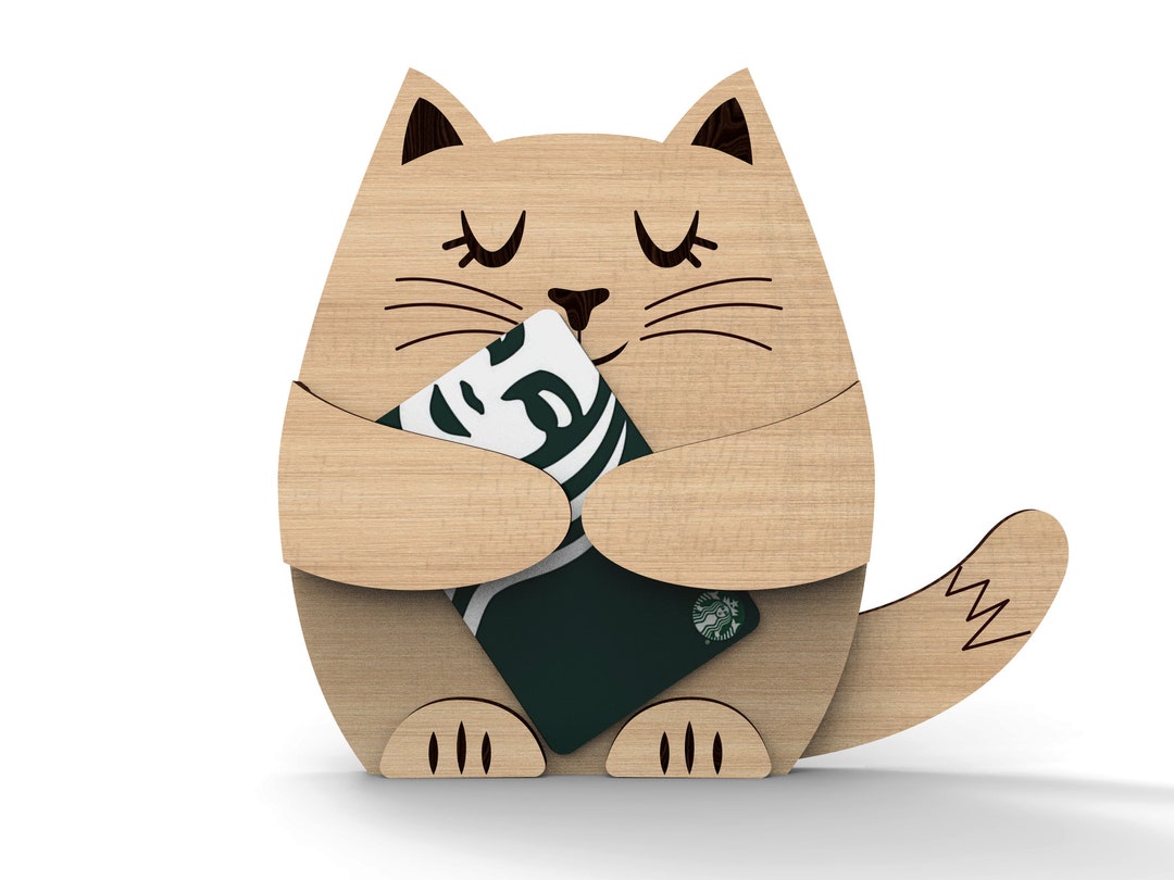 Cat Gift Card Holder, Gift Card Holder, Cat Lovers Gifts, Cat Gifts ...