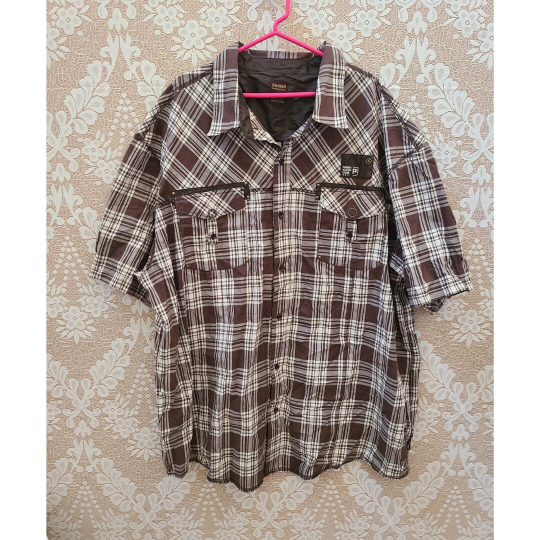 5X Parish Nation Men's Plaid Button Down Shirt Style E506 - Etsy