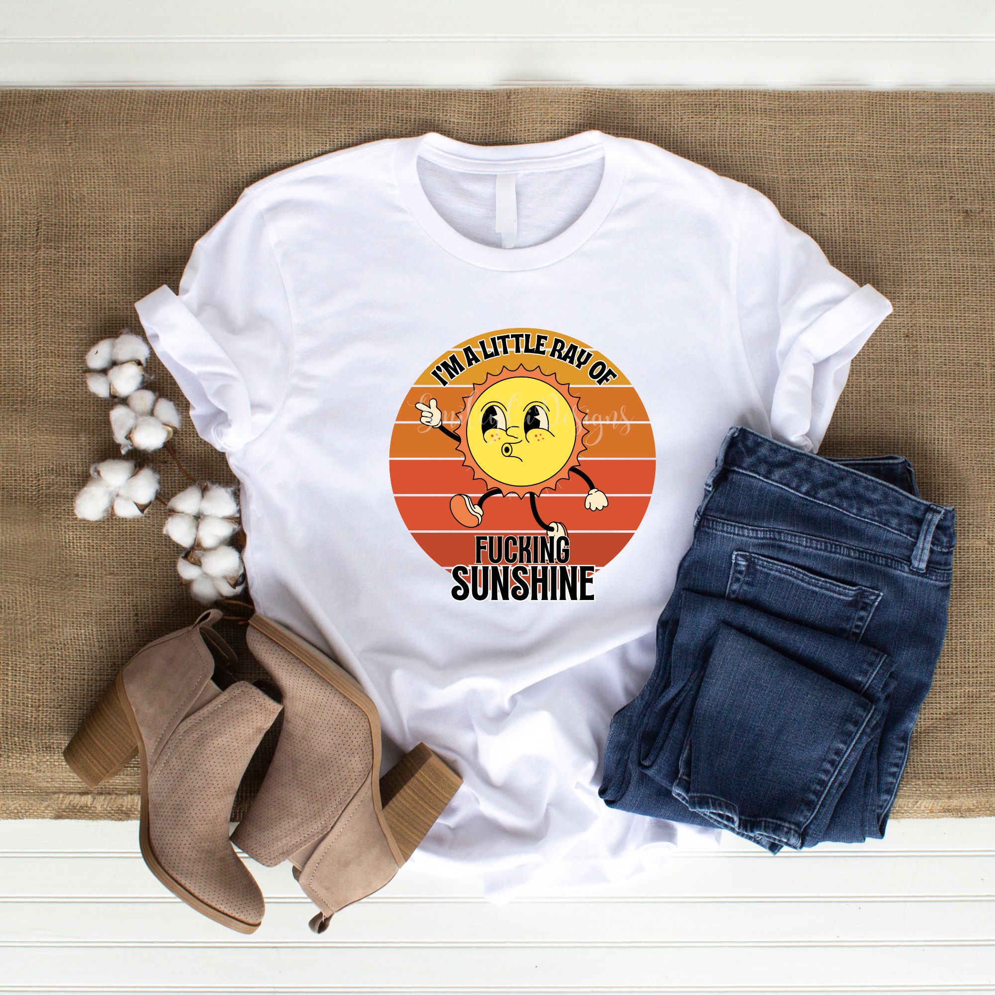 I'm A Little Ray of Sunshine SVG PNG JPEG Funny Sarcastic Adult Humor ...