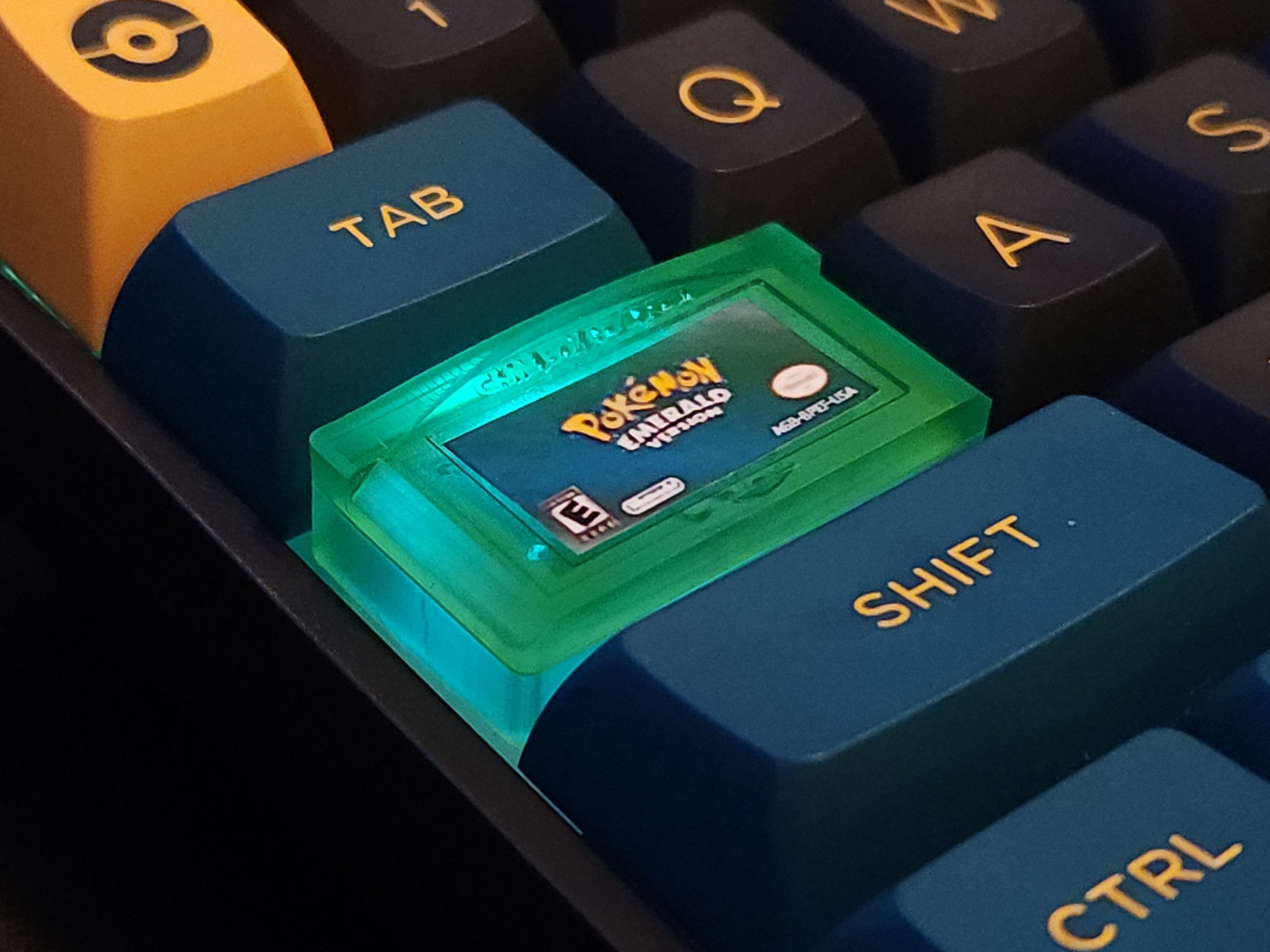 Pokemon Ruby/sapphire/emerald RGB Custom Artisan Keycap - Etsy