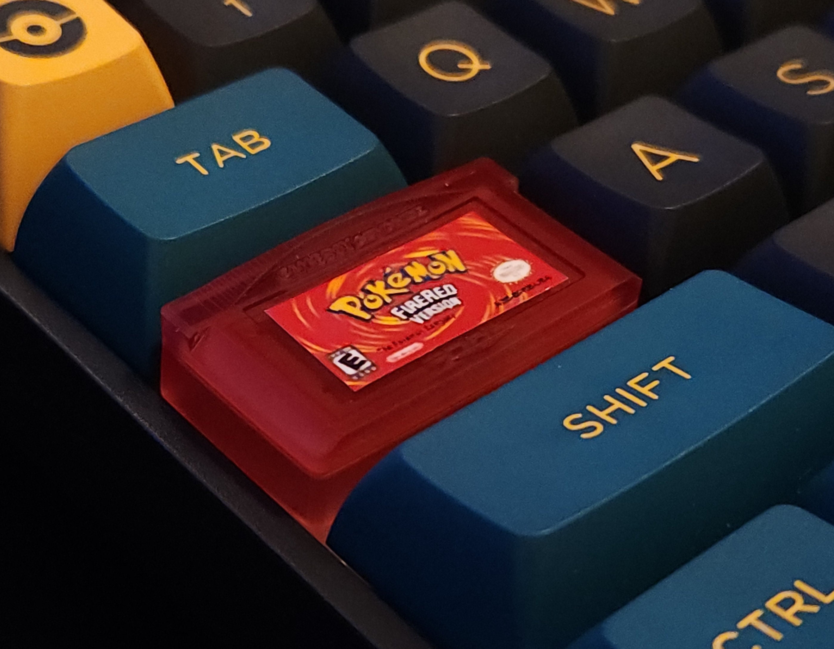 Pokemon Fire Red/leaf Green RGB Custom Artisan Keycap - Etsy