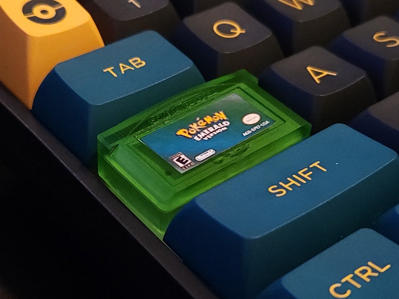 Pokemon Ruby/sapphire/emerald RGB Custom Artisan Keycap - Etsy
