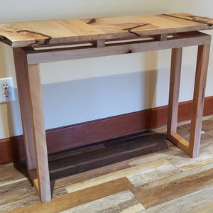 Spalted Maple Console Table - Etsy