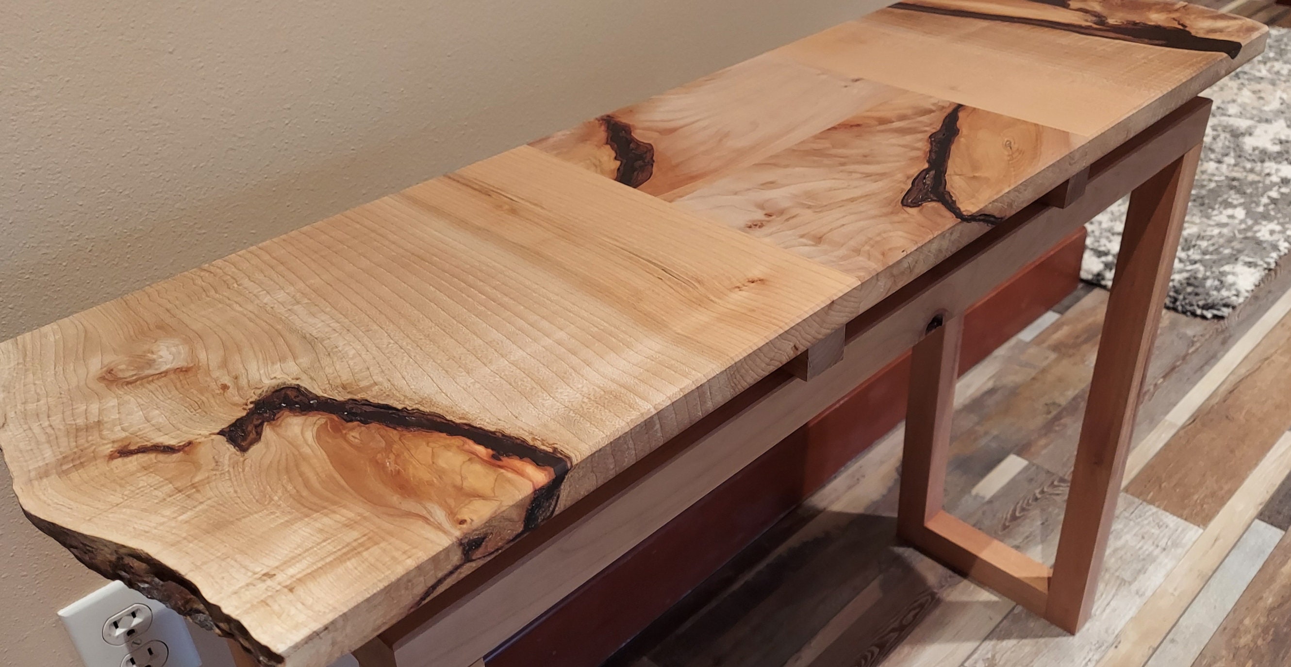 Spalted Maple Console Table - Etsy