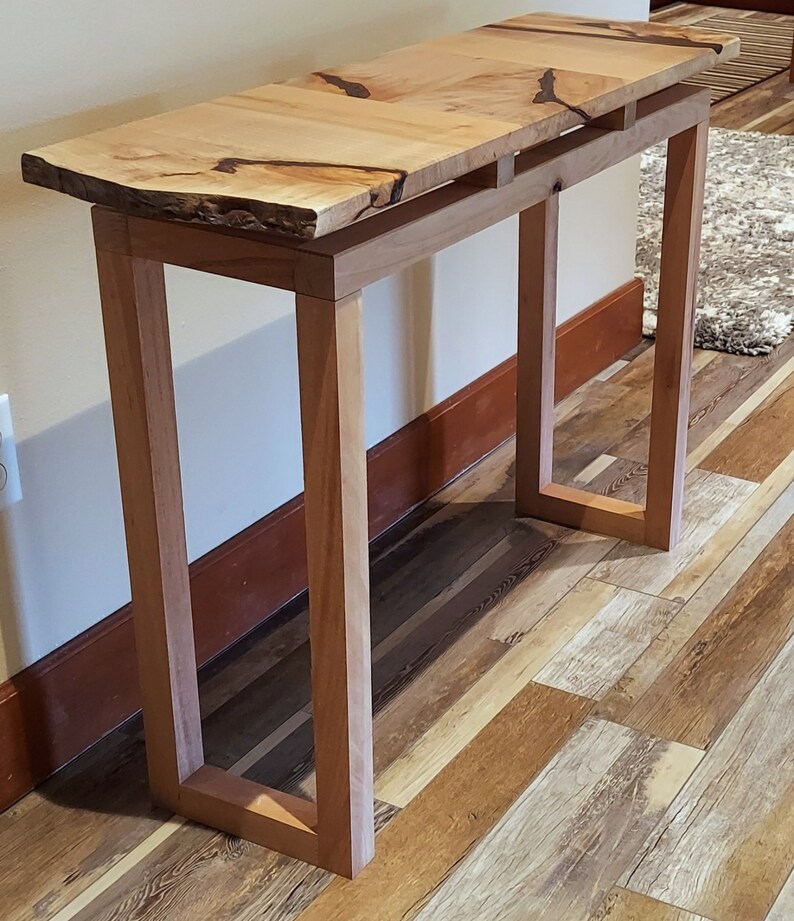 Spalted Maple Console Table - Etsy