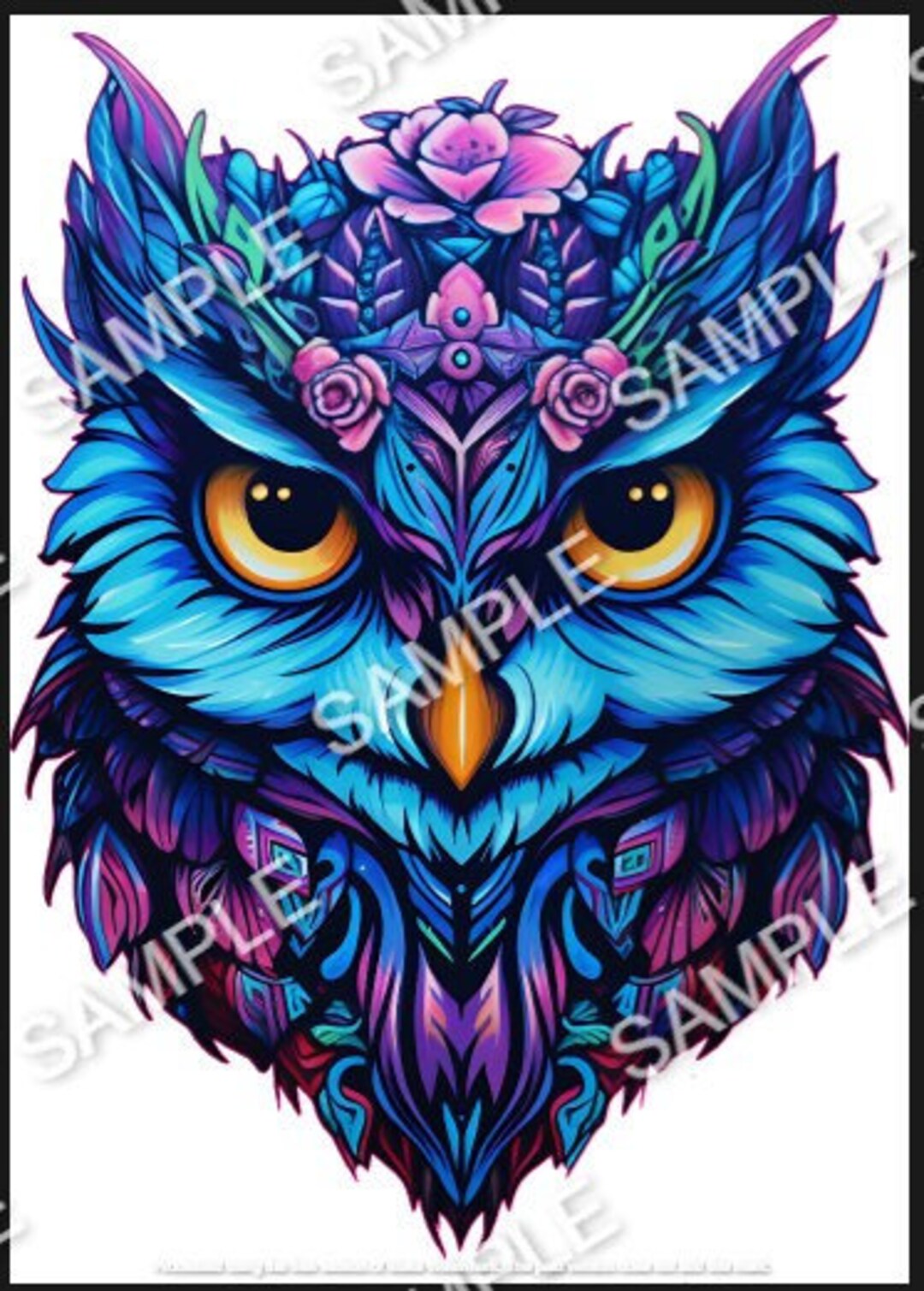 Roland Print and Cut Sticker File - Owl - Etsy