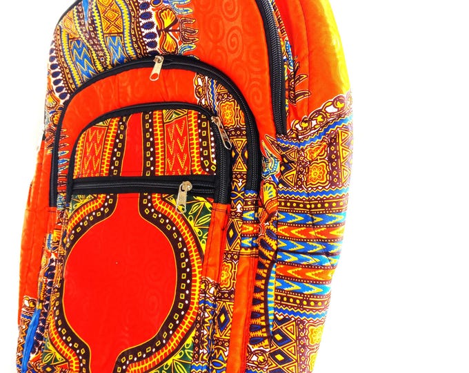 DC1 African Ethnic Tribal Large African Print Backpack for Boys and ...