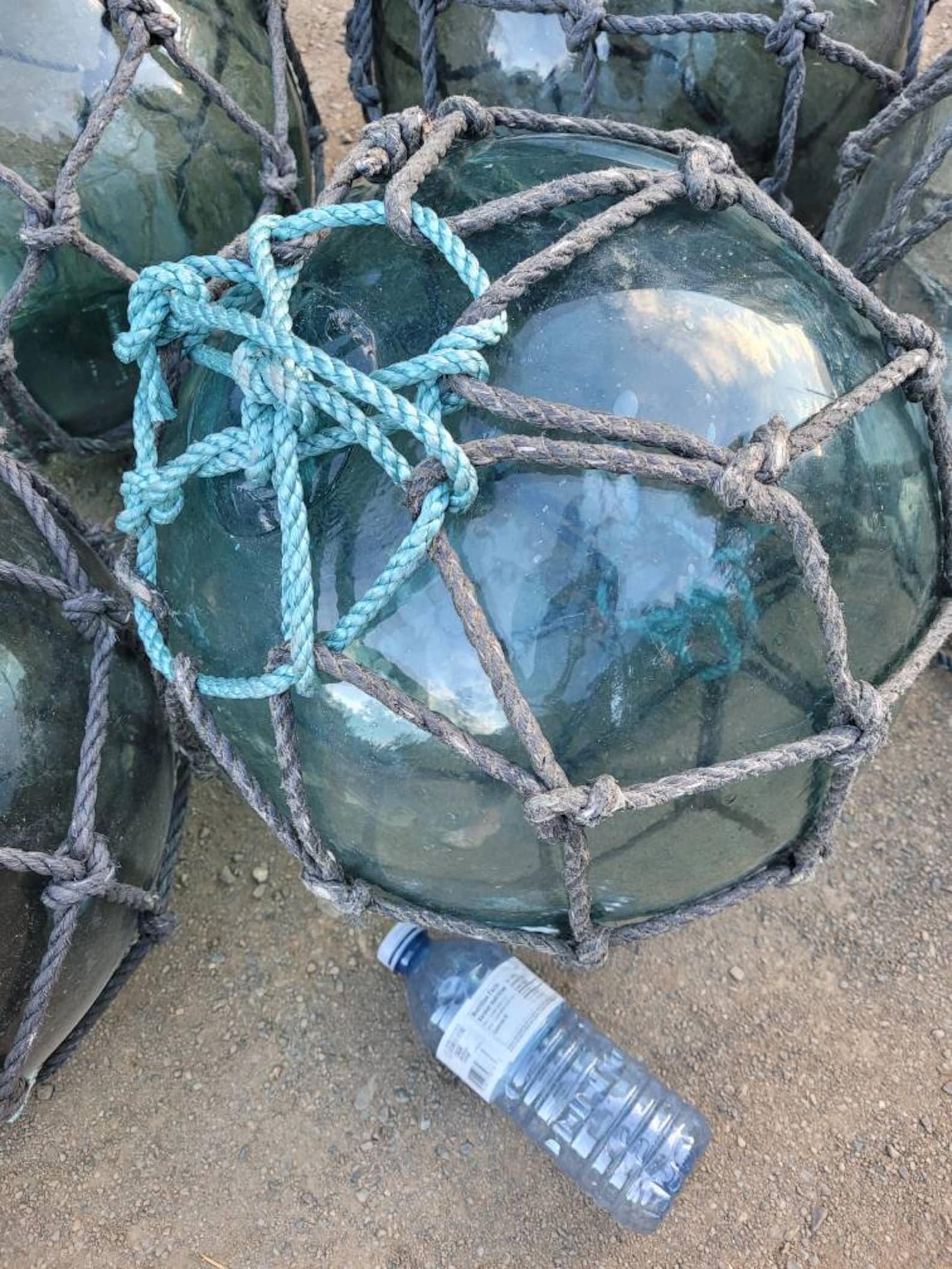 13 to 14 Inch Diameter Japanese Fishing Floats With Nets. Choose ...