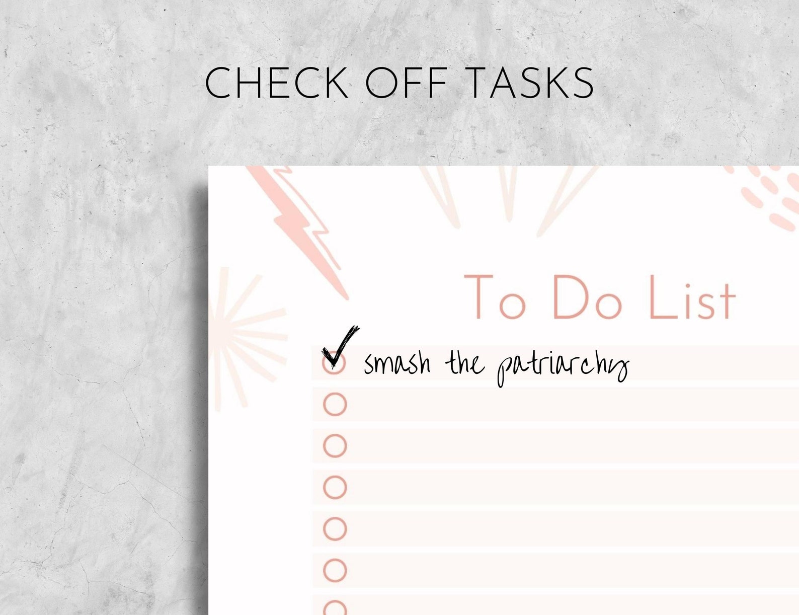 Girl Power to Do List Printable To-do List Digital Download for Girls ...