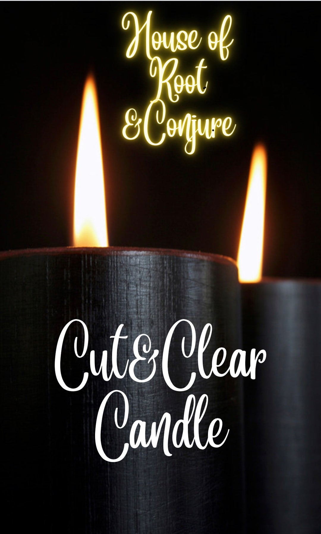 Cut and Clear Banishing Spell Candles, Witchcraft, Candle Magic, Spell ...