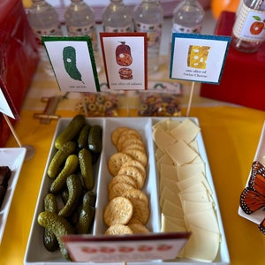 Very Hungry Caterpillar - Food Tags - Food Labels - Birthday Party ...