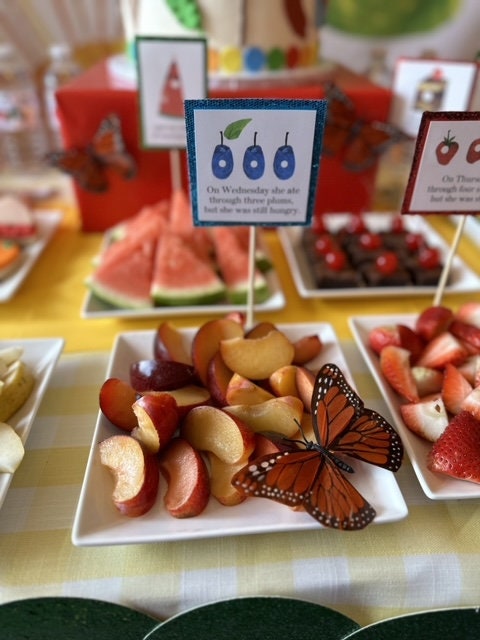 Very Hungry Caterpillar Food Labels