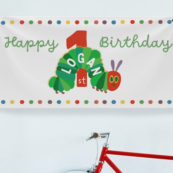 Caterpillar Banner - Etsy