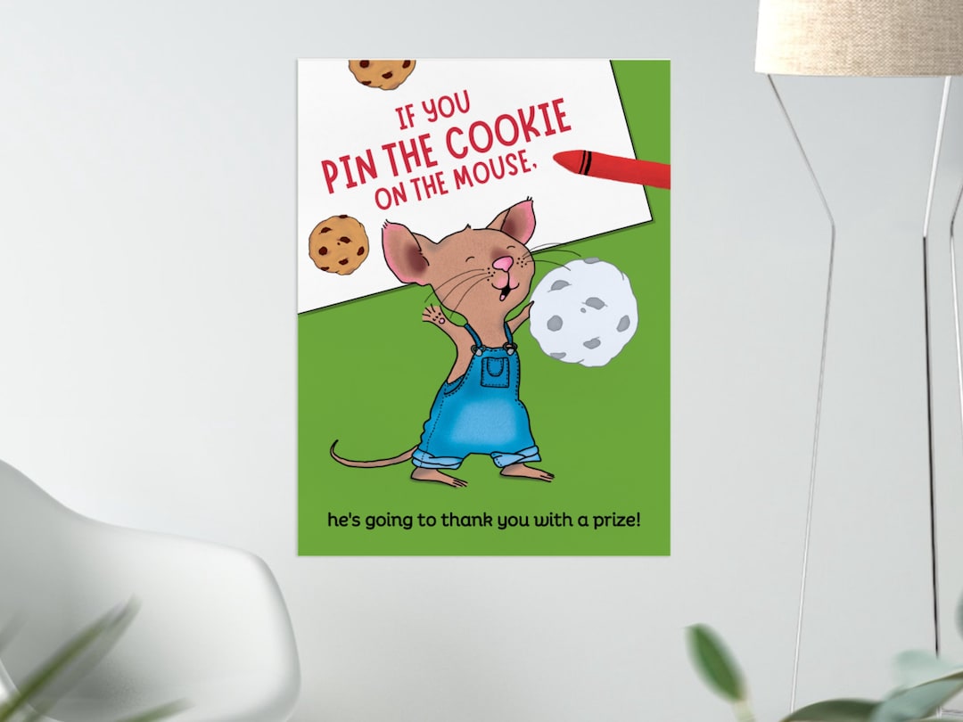 If You Give a Mouse a Cookie - Birthday - Party Game - Pin the Cookie ...