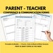 Parent Teacher Conference Meeting Planner & Resources, Parent ...
