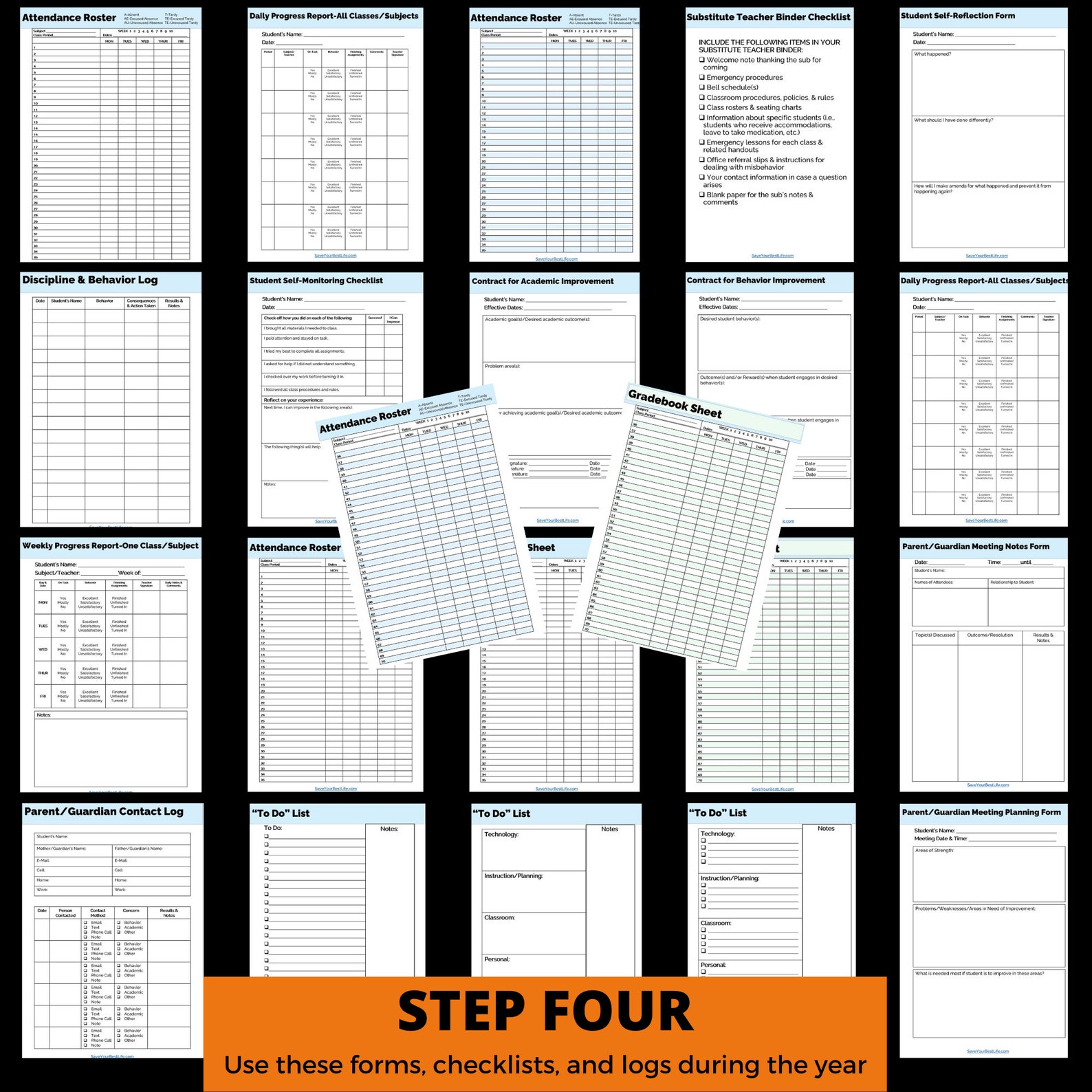 Middle School Teacher's Guide to Classroom Management Plan, Printable ...