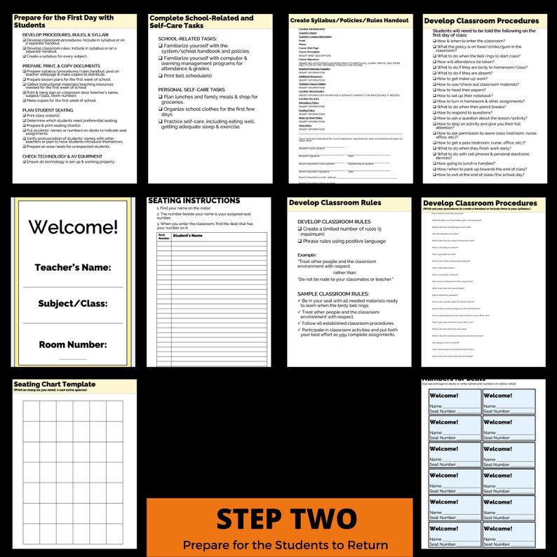 Middle School Classroom Management Plan: Printable Teacher's Guide ...