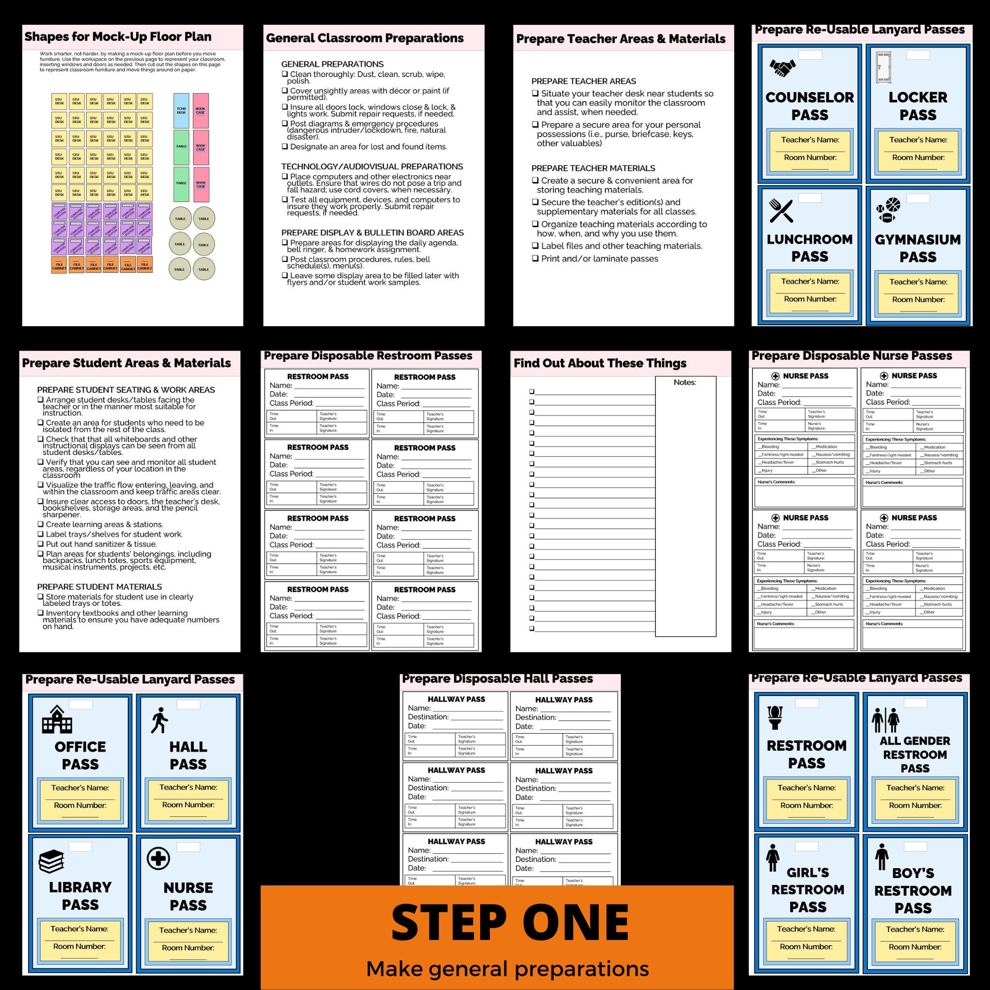 Middle School Classroom Management Plan: Printable Teacher's Guide ...