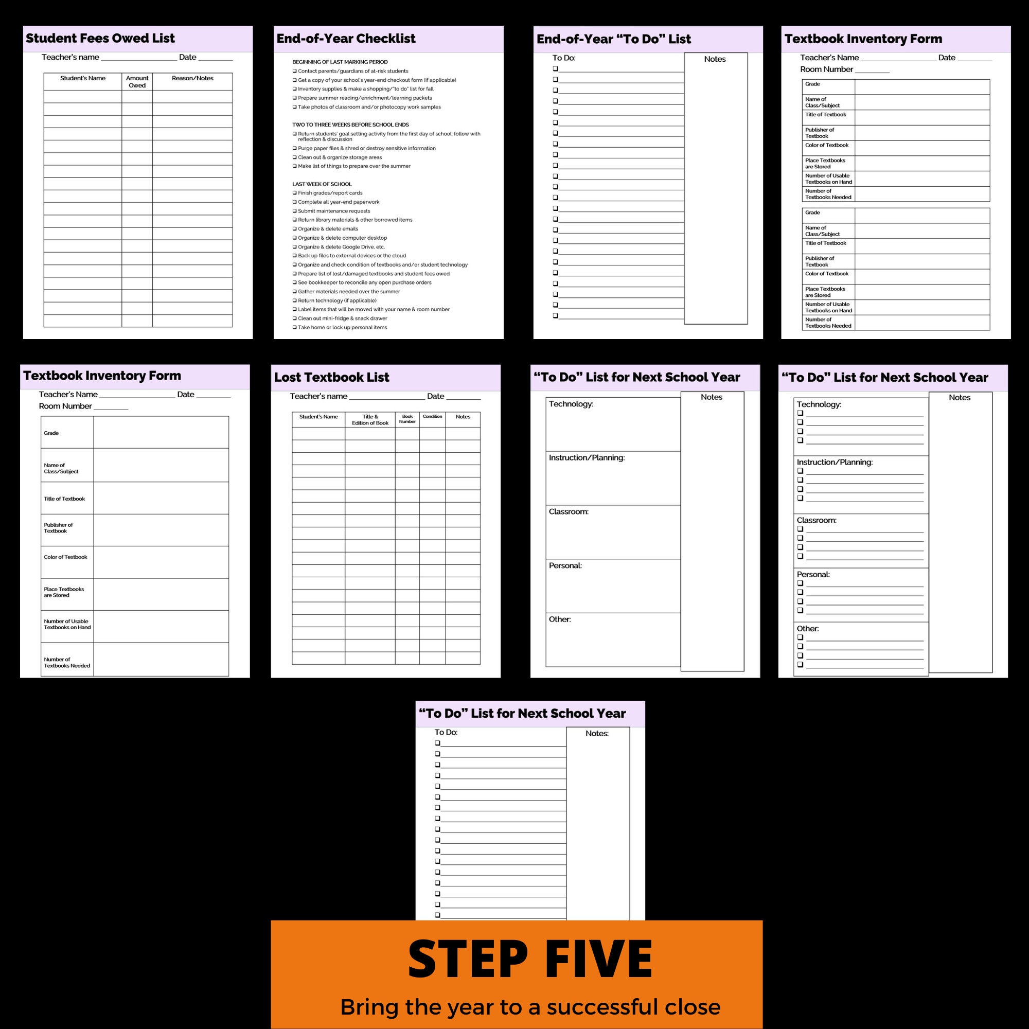 Middle School Classroom Management Plan: Printable Teacher's Guide ...