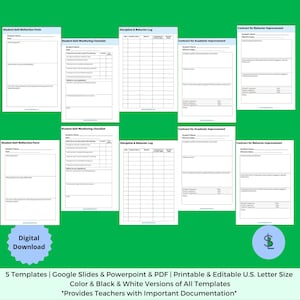 Student Discipline Forms, Student Behavior Tracker & Classroom ...