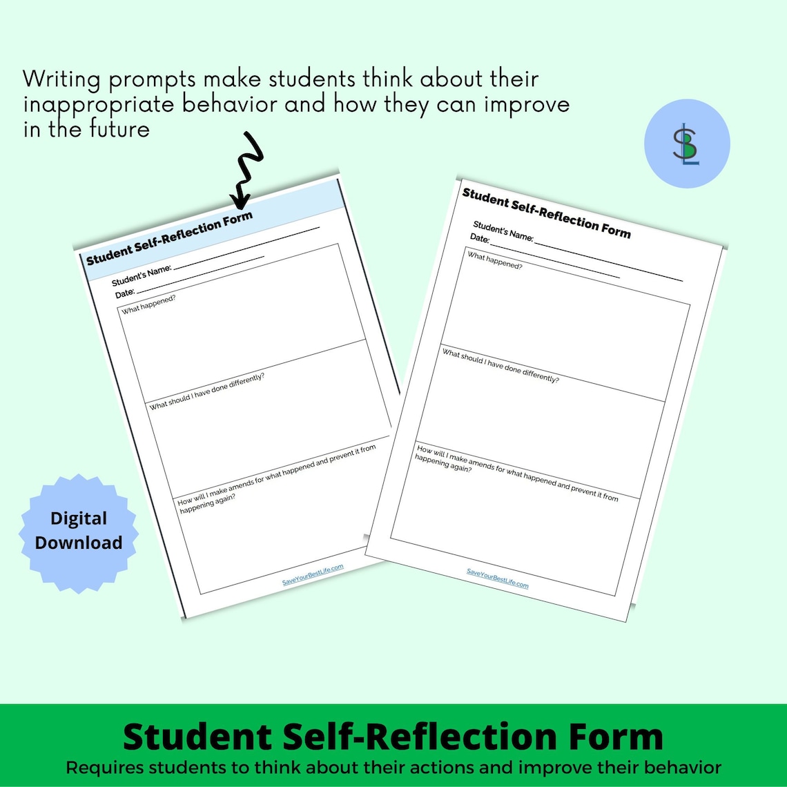 Student Discipline Forms, Student Behavior Tracker & Classroom ...