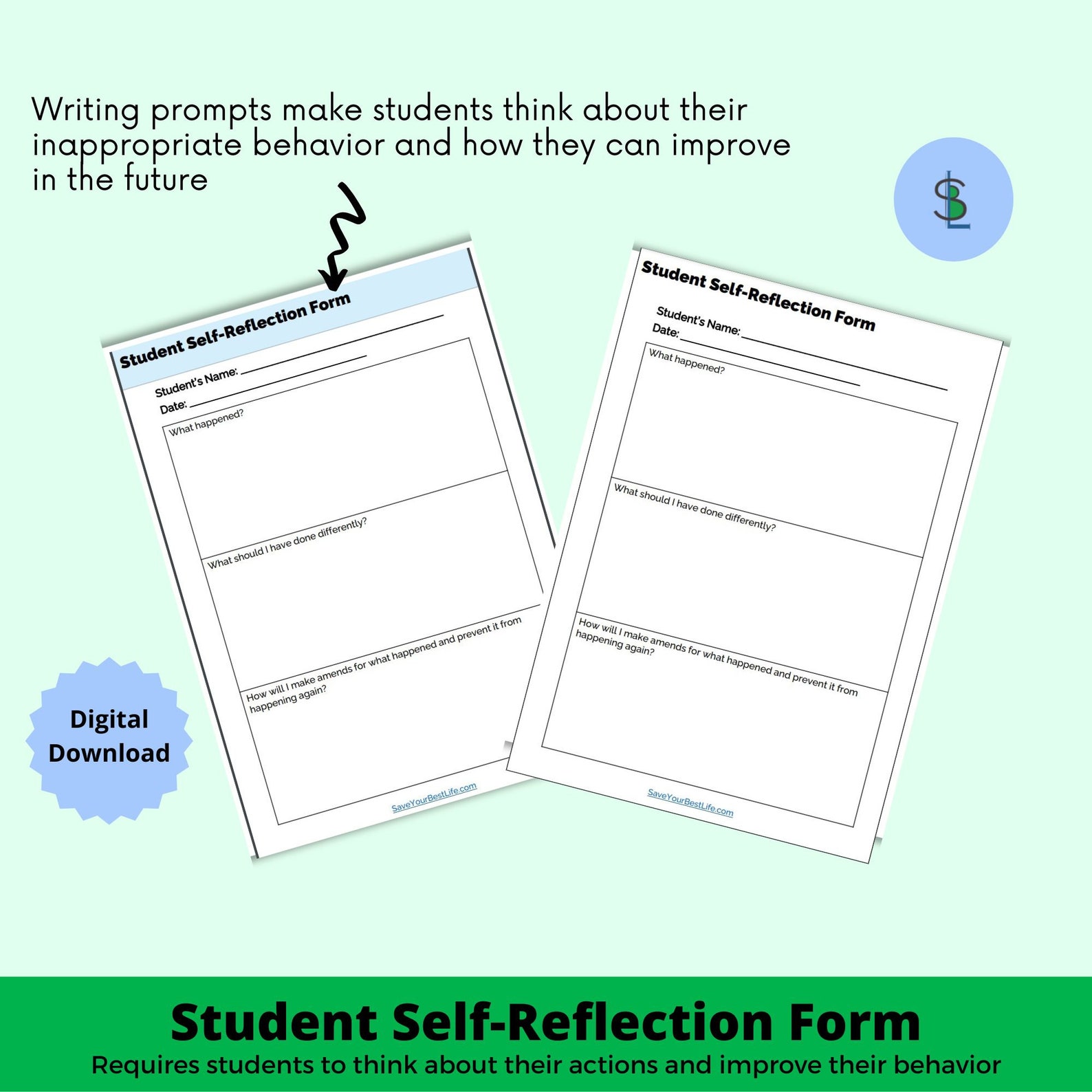 Student Discipline Forms, Student Behavior Tracker & Classroom ...