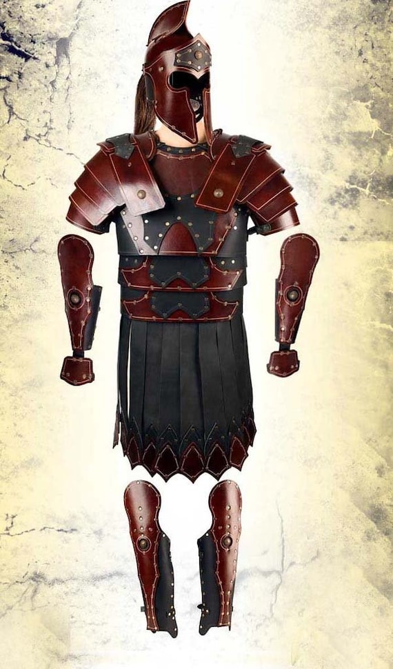 Full Roman Leather Armor Leather Armor for LARP and - Etsy