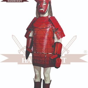 Leather Armour Medieval Mongol Full Body Armor Kit Cosplay Costume Larp ...