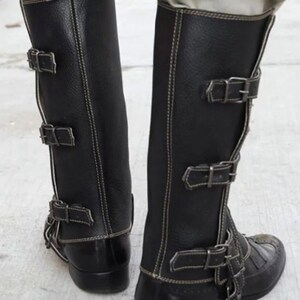 Medieval Armor Half Chaps Leather Gaiter Viking Scout Unisex Larp or ...