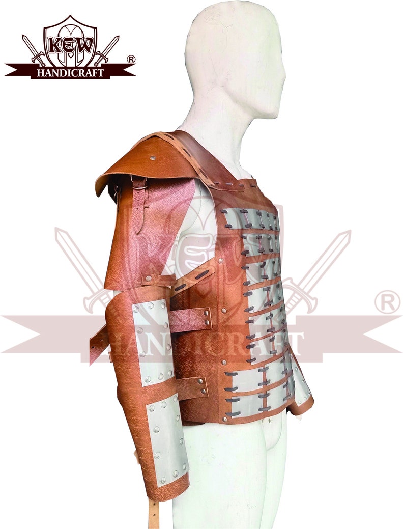 Medieval Leather Breastplate With Hood Cosplay & LARP - Etsy
