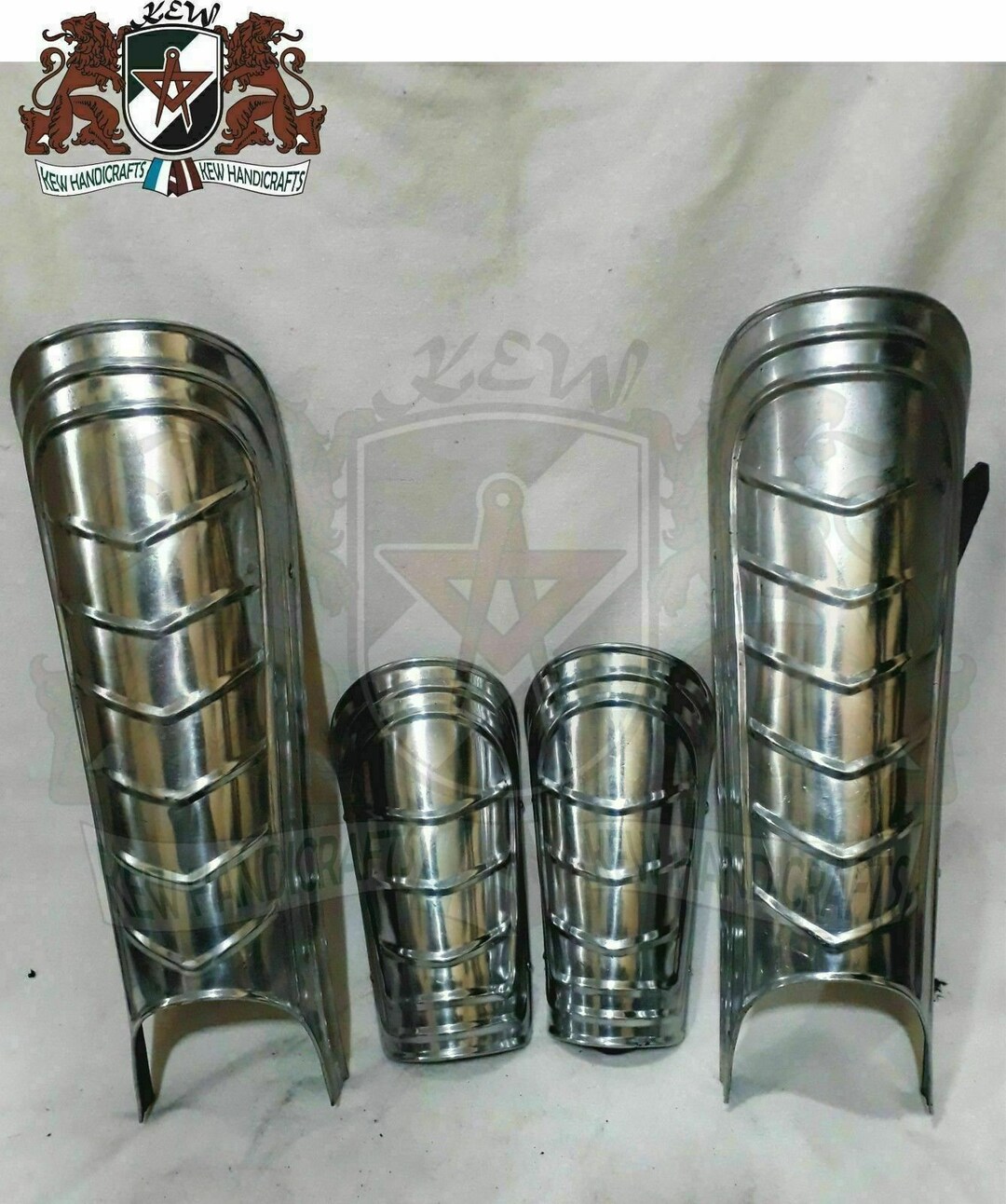 Medieval Iron Steel Arm Guards and Leg Guards Set Vambraces - Etsy