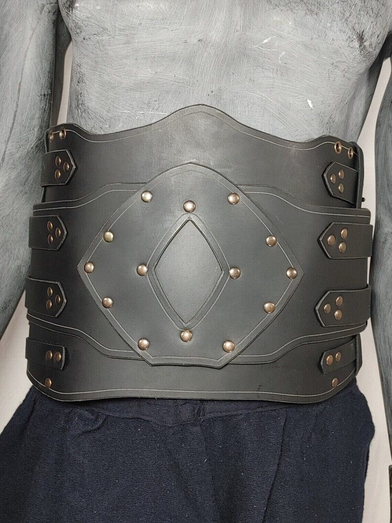 War Leather Vest Leather Breastplate Armor for LARP and - Etsy