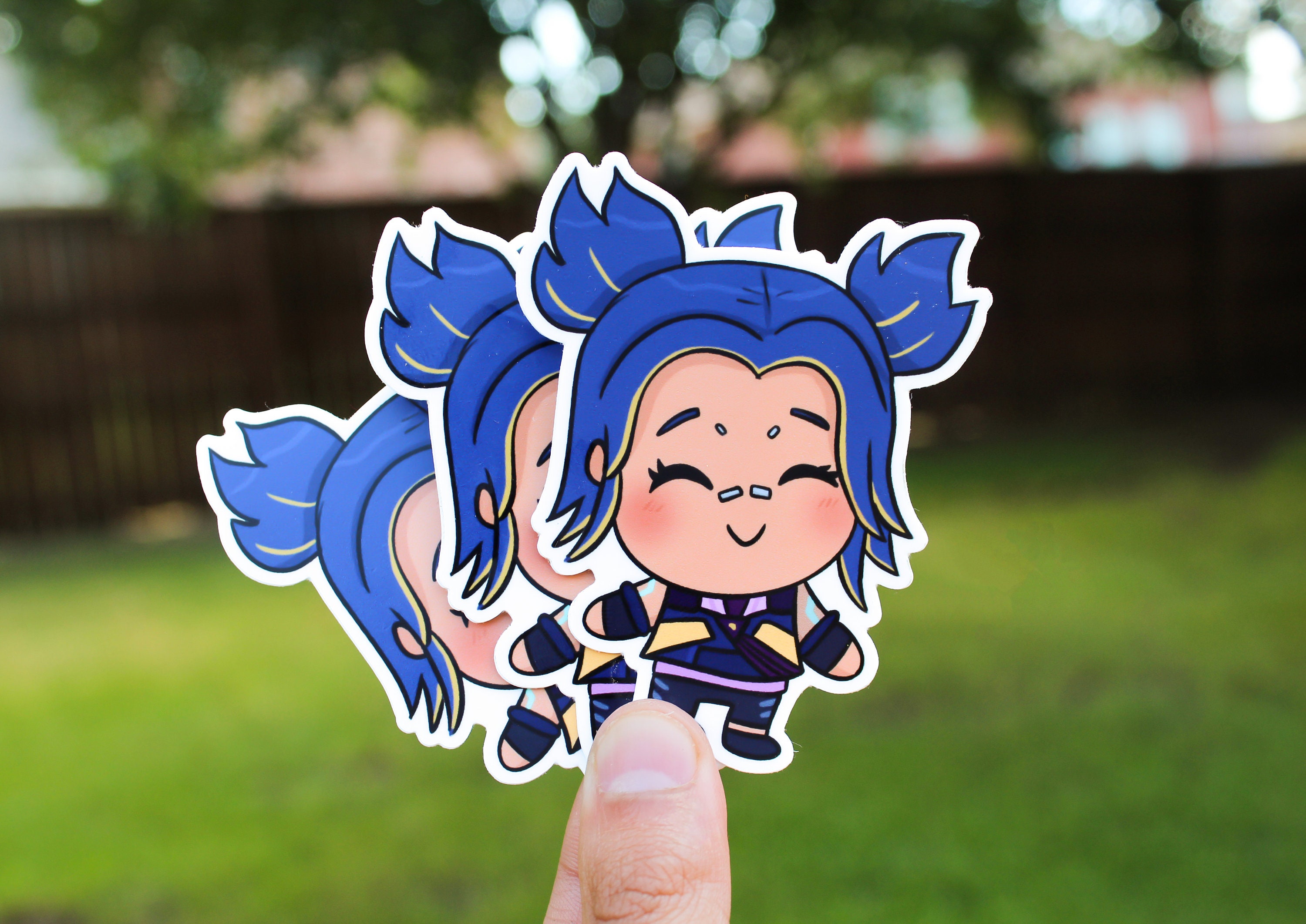 Cute Chibi Neon Valorant Agent Vinyl Sticker (2.42"x3") - Etsy