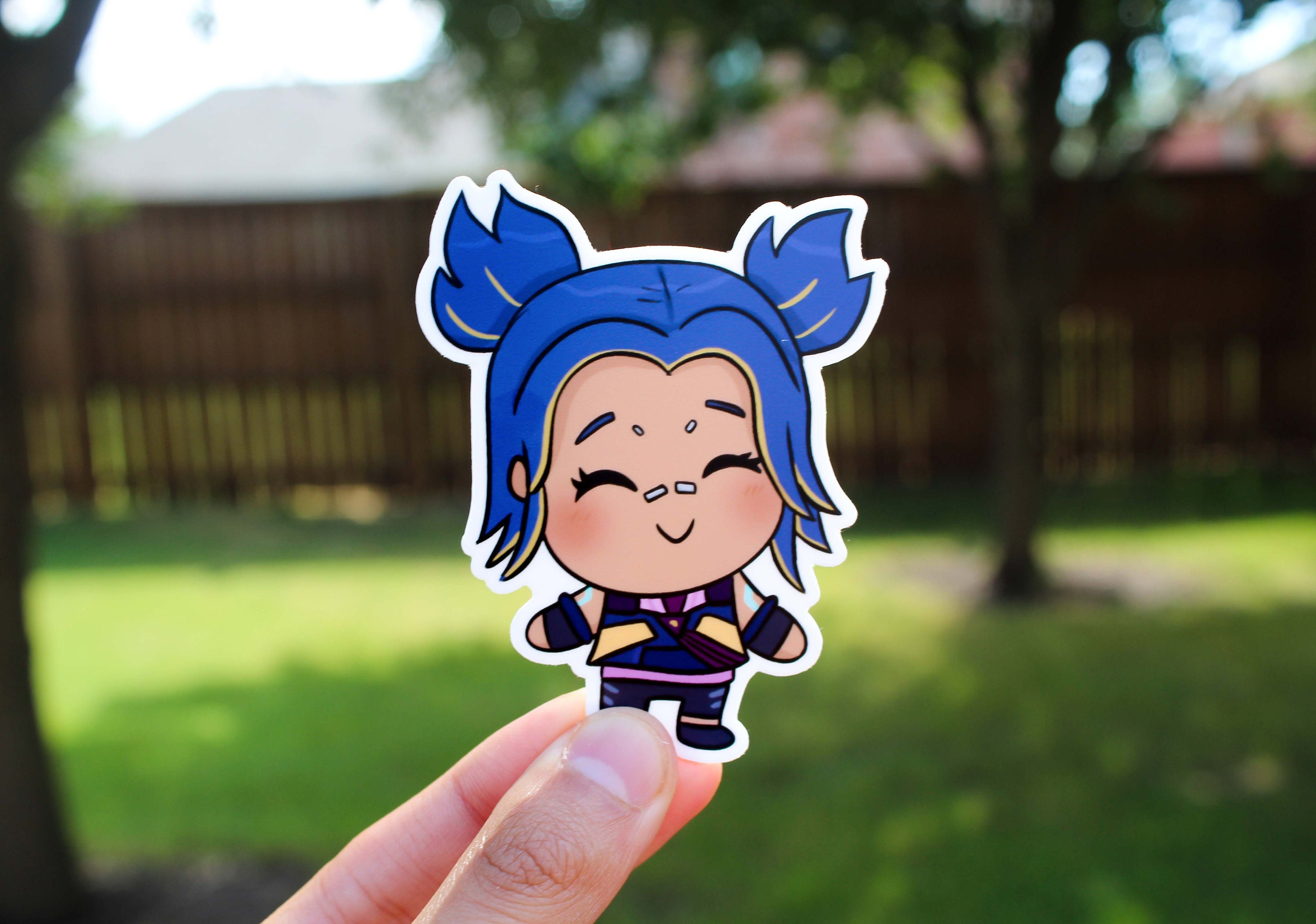 Cute Chibi Neon Valorant Agent Vinyl Sticker (2.42"x3") - Etsy