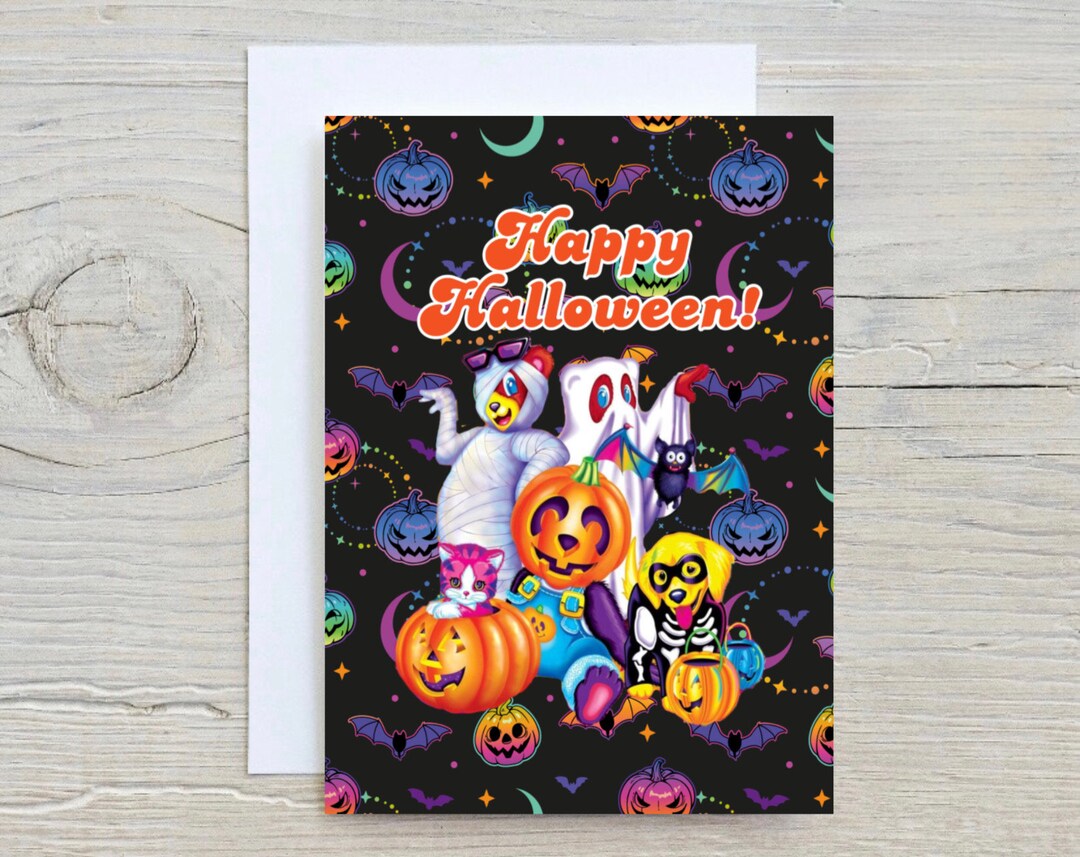 Vintage Inspired Spooky Greeting Card 5x7 - Happy Halloween, Birthday ...