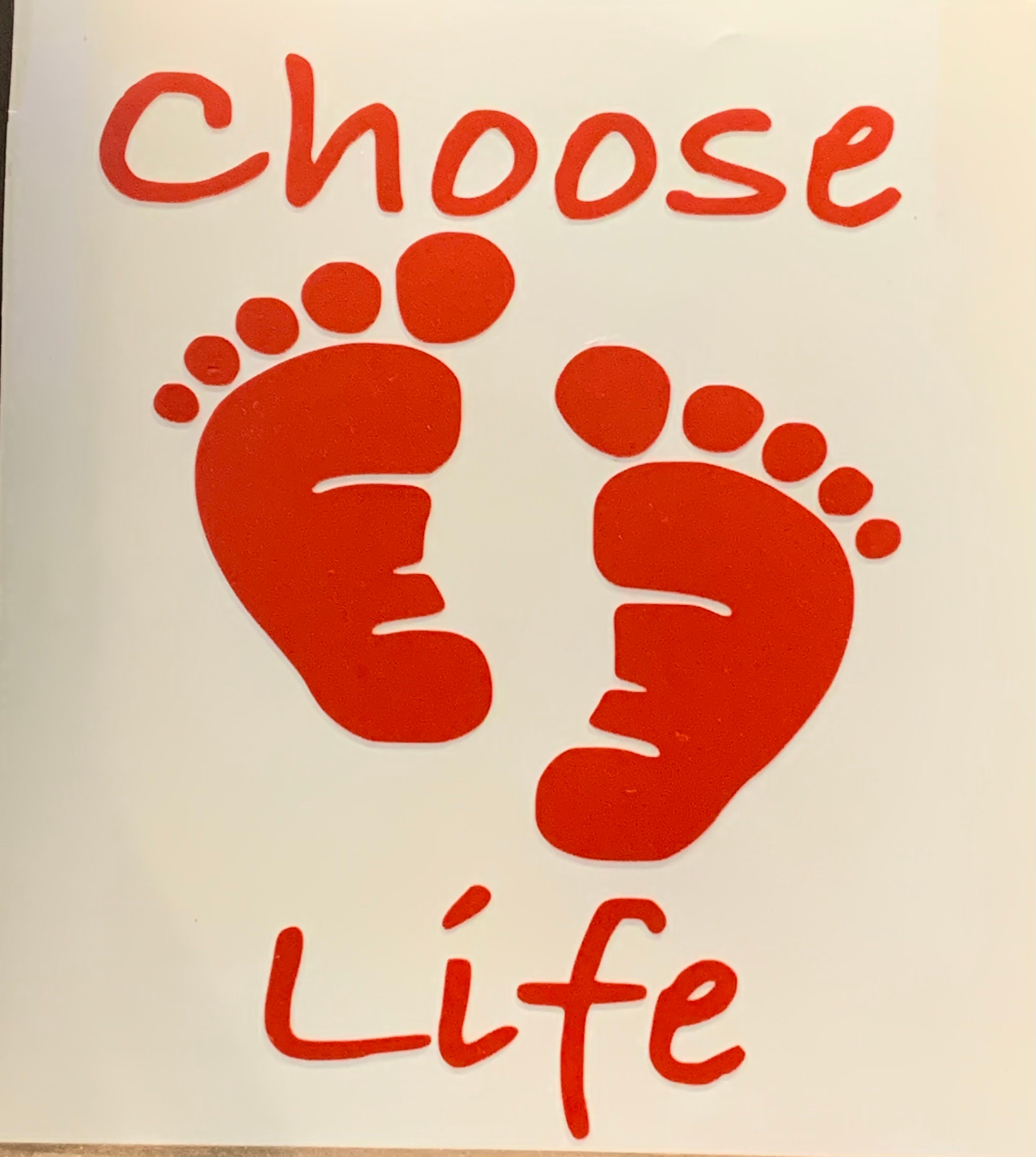Choose Life Vinyl Decal, Pro-life, Babies, Infants, Children, Catholic ...