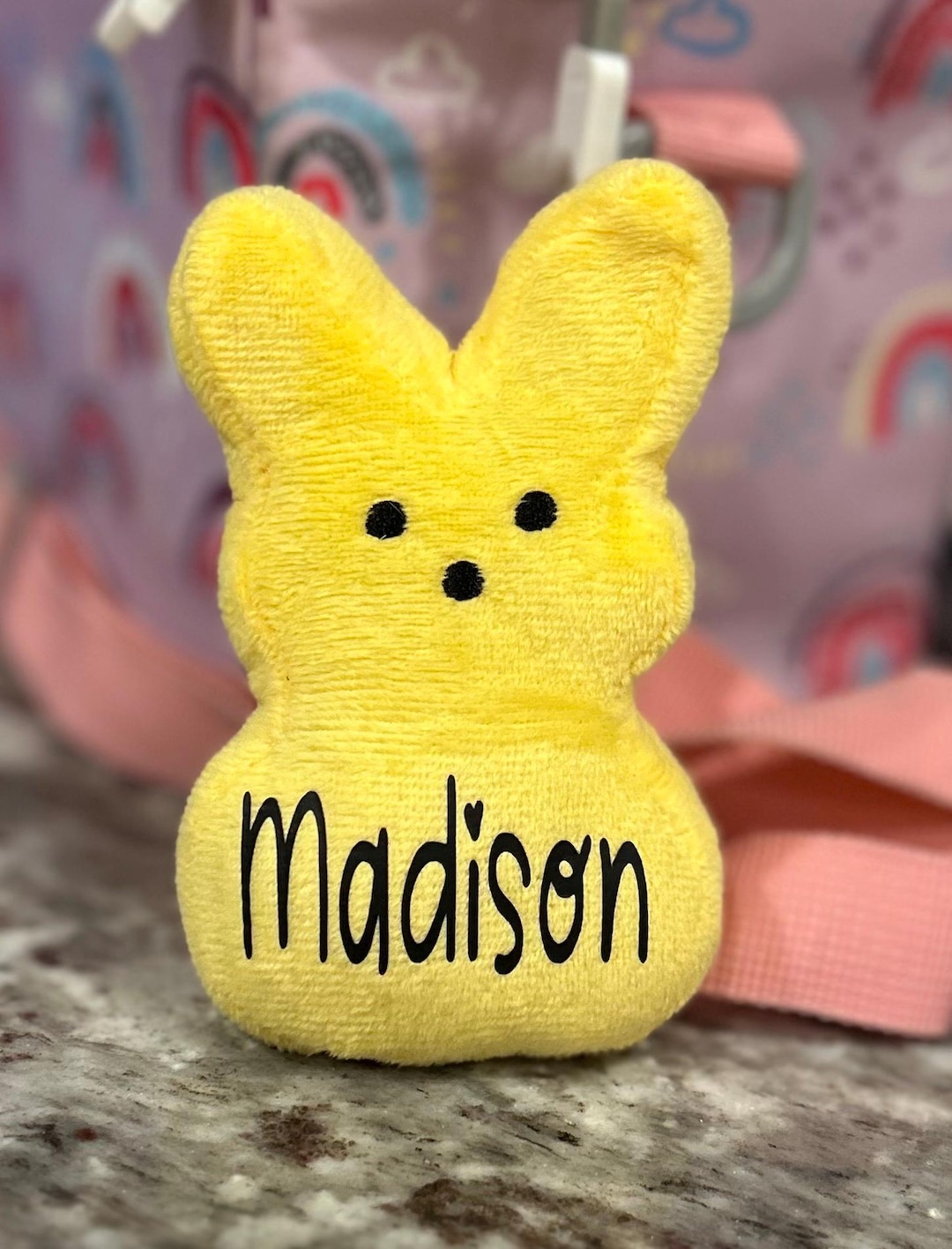 Personalized Mini Plush Peep, Authentic Peep Plush, Easter Peep Bunny ...