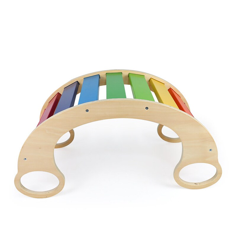 6 Ways to Play Wooden Rainbow Rocker for Toddler Memorable - Etsy