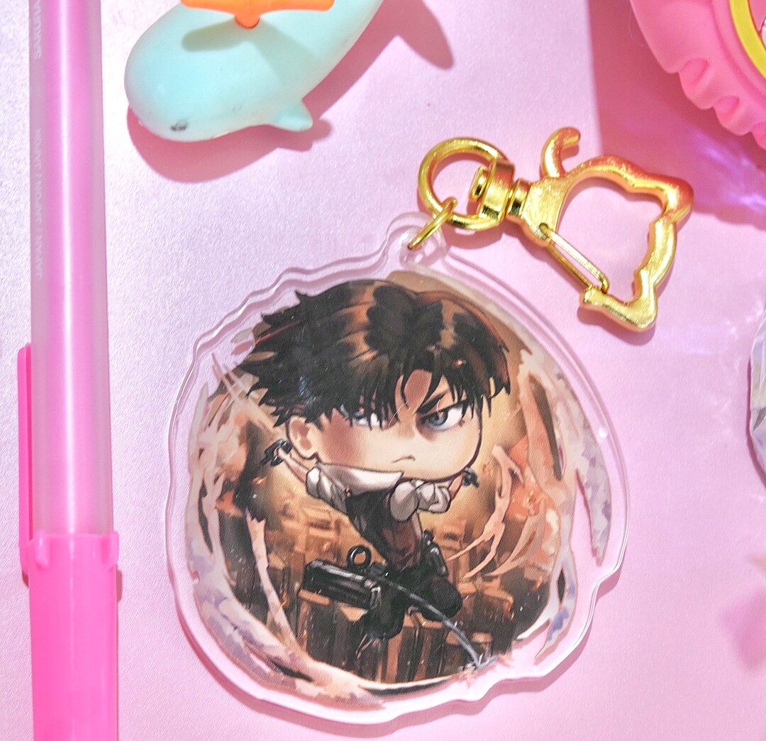 Acrylic Charm, Anime-inspired, Aot, Attack on Titan, Kawaii Charm ...