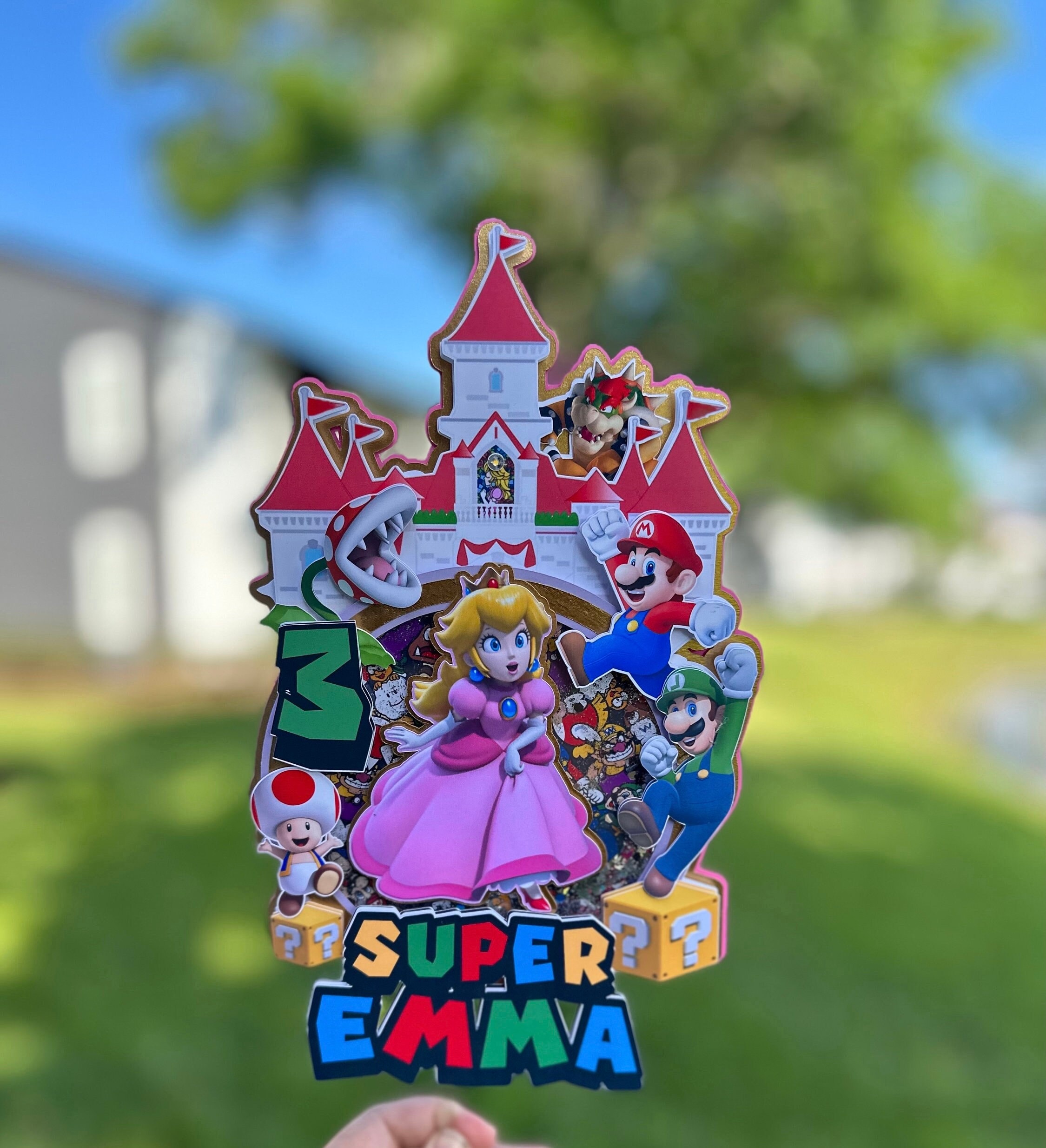 Cake Topper Inspired Peach - Etsy